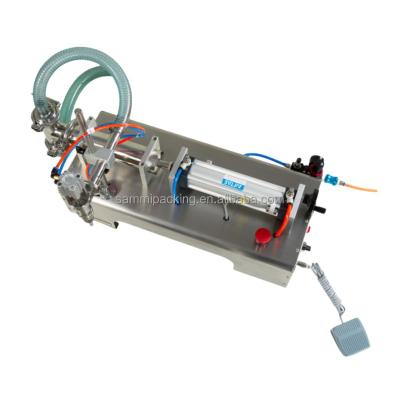 China Thick Liquid Paste Pneumatic Filling Machine With Air Pressure Hopper 100-1000Ml for sale