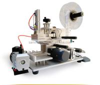 China New Design Semi Automatic Flat Self Adhesive Sticker Wrap Corner Box Labeling Machine for sale
