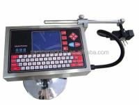 China Touch Screen Inkjet Coding Machine with 35 meters/minute Speed and 180° Rotatable Spray-head for Variable Data Printing for sale