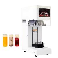 China Electric Driven Touch Screen PET Can Sealing Machine Intelligent Juice Soda Can Seamer Machine for Beverage and Food Industry for sale