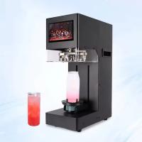 China Plastic Metal Aluminum Cans Electric Tin Can Sealing Machine For Milk Tea Bubble Tea Shops Heat Sealing for sale
