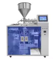 China Automatic Vertical Bag Filling Sealing Machine for Nuts Sugar Coffee Grains Dry Fruits Premade Stand Pouch Packaging for Food for sale
