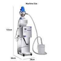 China 50-3000g Weighing Machine Filling Machine for Granules Tea Grain Nuts with self suction for sale