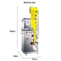 China 2-100g Spiral Feeding Automatic Particle Snack Nuts Tea Pouch Bag Packing Machine for sale