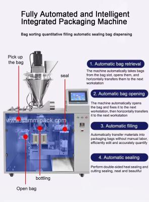 China Automatic Stand up Pouch Packaging Machine Kraft Paper Doypack Bags With Zipper Packing for sale