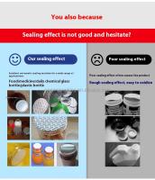 China Highly Efficient Semi Automatic Plastic Glass Can Bottle Jar Aluminum Foil  Lid Induction Sealing Machine for sale