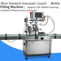 China Meet Standard Automatic Liquid Bottle Filling Machine Capacity 100-1000ml Ensuring Consistent Filling Accuracy and Speed for sale