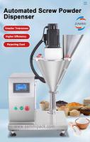 China SUS304 auger powder filler optimized for coffee bag packaging powder filling system capable of handling fine granular and coarse powders for sale