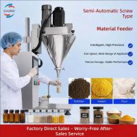 China Powder Filling Machine Utilizing Auger Screw Filling Method and Electric Pneumatic Driven Type Designed for Powder Packaging for sale