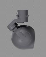 China 126T3-02 Black Multi-Function Aviation Surveillance Pod with Thermal Imaging GPS Tracking System for General Aircraft for sale