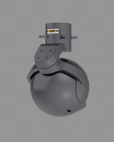 China 126T3-02 Black Multi-Function Aviation Surveillance Pod with Thermal Imaging GPS Tracking System for General Aircraft for sale
