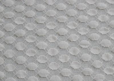 China Water Soluble White Stretch Lace Fabric In Textile 125cm Width CY-LW0667 for sale