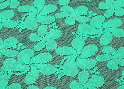 China Eco-Friendly Green Polyester Lace Fabric with 150cm Width CY-CT8556 for sale
