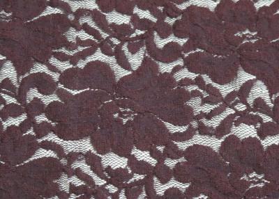 China Stretchy Elastic Lace Fabric 60% Cotton 30% Nylon 10% Spandex CY-LW0790 for sale