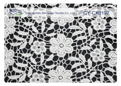 China Eco-Friendly Embroidered Lace Fabric for Wedding Dress CY-CX0197 for sale