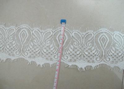 China White Eyelash Lace Trim For Garment Accessories with 13cm Width CY-HB3242 for sale