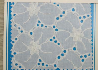 China Water Soluble Eyelet Wide Stretch Lace Trim With Flower Pattern For Underwear CY-CX0112 for sale