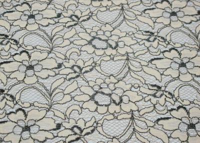 China Guipure Polyester Nylon Cord Lace Fabric Anti-Static , 150cm Width CY-LW0633 for sale