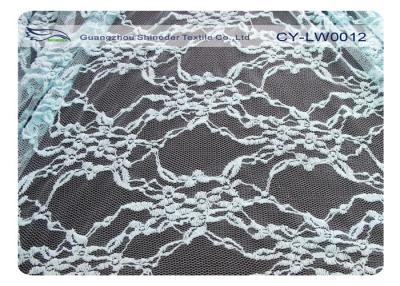China Scalloped Cotton Nylon Lace Fabric for sale
