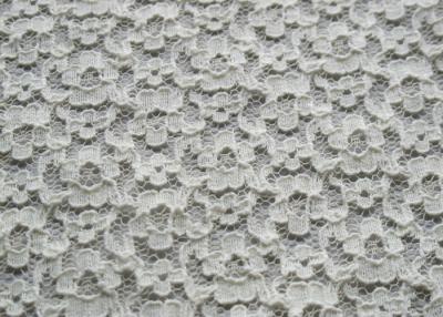 China Shrink-Resistant Cotton Nylon Lace Fabric Comfortable 150cm Width CY-LW0148 for sale