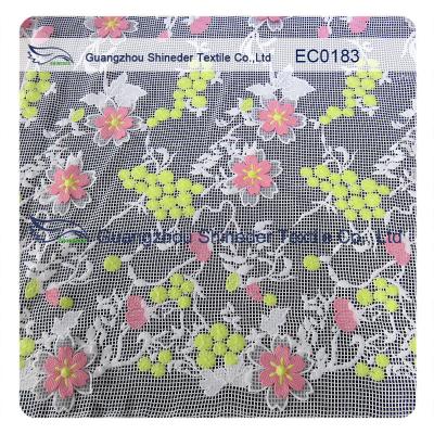 China High Density Nylon Cotton Lace Fabric Embroidered Lace For Lady Garments for sale