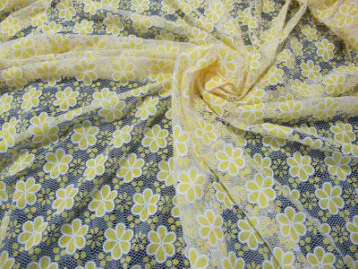 China Printed Cotton Charming Polyester Lace Fabric with Allover Lace for Lady Garment(CY-DK0021) for sale