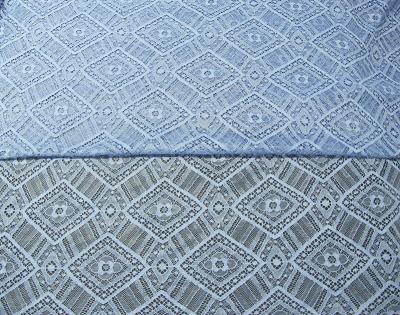 China Geometric Royal Blue Cotton Nylon Lace Fabric Mesh For Nightwear SYD-0004 for sale
