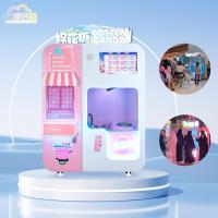 China Fully Automatic Cotton Candy Machine In Mall Customized Fairy Floss Vending Machine for sale