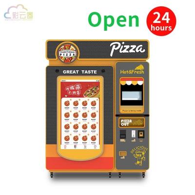 China Caiyunjuan Pizza Vending Machine High Capacity Up To 500°F Temperature Range 3-5 Minutes Cooking Time for sale