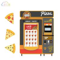 China Revolutionary 55 Inch Touch Screen Pizza Vending Machine Ideal for Pepperoni Lovers 60 Pizza Capacity for sale