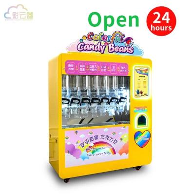 China Gravity Fed Automatic Candy Bean Vending Machine 5.6Kg Capacity for sale