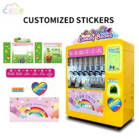China Indoor / Outdoor Sugar Beans Dispenser Machine 5S Dispensing Speed for sale