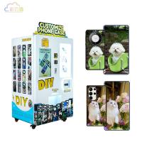 China Convenient Personalised Phone Case Vending Machine with Language Options English/Chinese/Spanish for sale