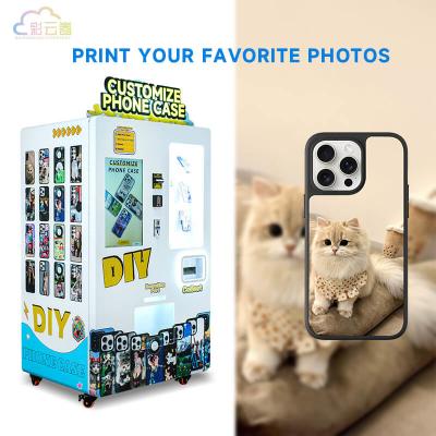 China 27-Inch/32-Inch Wave Crystal Display Cell Cell Phone Case Vending Machine with Touch Screen L113*W87*H220cm for sale