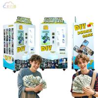 China User-Friendly Personalised Phone Case Vending Machine with 220V Power Supply and Steel Material for sale
