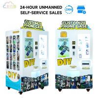 China Customized Phone Case Printing Vending Machine 4G/Wi-Fi Network Connection Metal 3 Minutes Per Case for sale