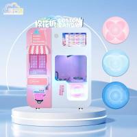 China Coin Operated Cotton Candy Vending Machine 3000W Customized Color for sale