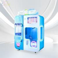 China 3000W Automatic Candy Floss Vending Machine For Pink / Blue Cotton Candy Delights for sale