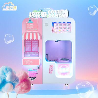 China Commercial Cotton Candy Vending Machine Business 220V 110V For Dispensing Cotton Candy for sale