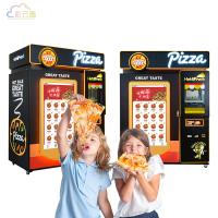 China Supreme Pizza Types Pizza Vending Machine with 55 Inch Touch Screen Black for sale
