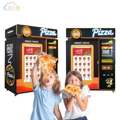 China Supreme Pizza Types Pizza Vending Machine with 55 Inch Touch Screen Black for sale