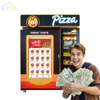 China Automated Pizza Vending Machine Indoor / Outdoor With Touch Screen Display for sale