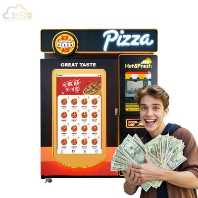 China Automated Pizza Vending Machine Indoor / Outdoor With Touch Screen Display for sale