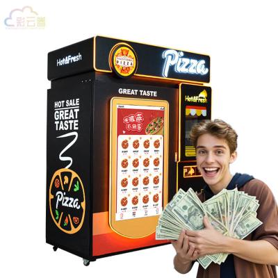 China 55 Inch Screen Automated Pizza Machine , Custom Color Pizza Vender Machine for sale