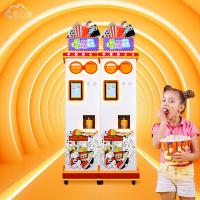 China Stainless Steel Self Service Vending Popcorn Machine 220V Accepts Coins And Bills for sale