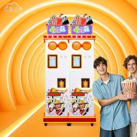 China Stainless Steel Popcorn Vending Machine 110V 220V With LCD Display 57*54*193cm for sale