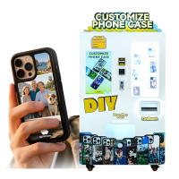 China High Capacity Industrial Phone Case Vending Machine 360 PCS / Day Vending With 32-inch Wave Crystal Display for sale