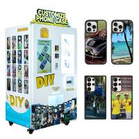 China High Capacity Industrial Phone Case Vending Machine 360 PCS / Day Vending With 32-inch Wave Crystal Display for sale