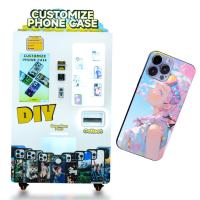 China High Capacity Industrial Phone Case Vending Machine 360 PCS / Day Vending With 32-inch Wave Crystal Display for sale