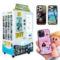 China 300kg White Steel Phone Case Printing Vending Machine With 1.5Pi Droplet for sale